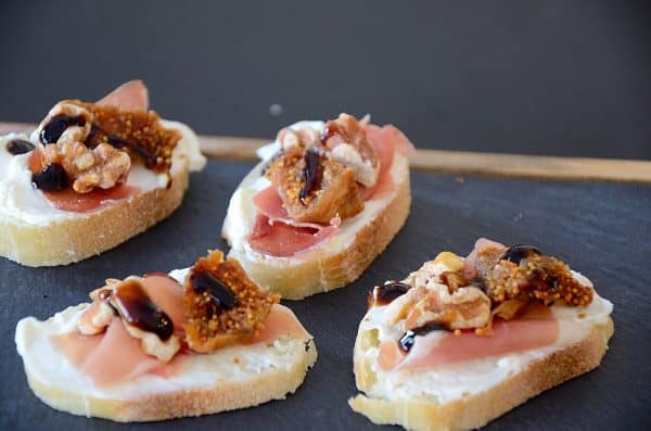 Serrano Ham With Fig and Walnut Tapas - The Wine Lover's Kitchen