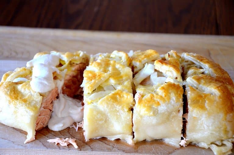 Salmon in Puff Pastry - The Wine Lover's Kitchen
