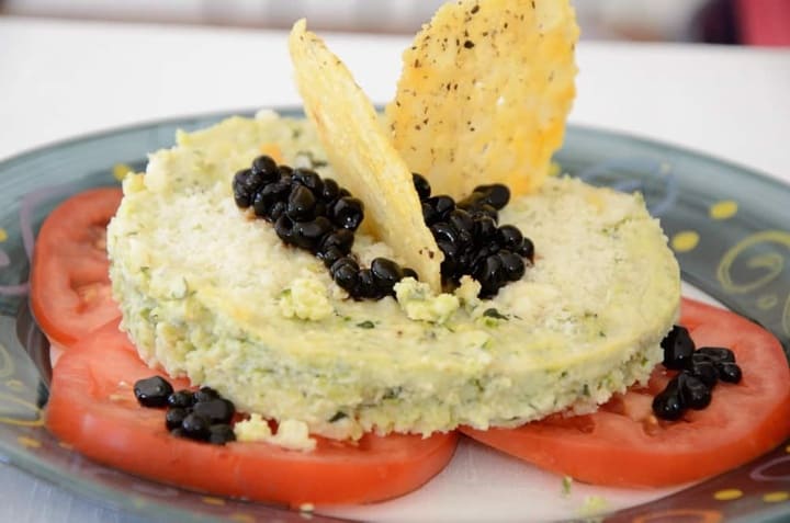 Zucchini Custard with Vinegar Pearls and Parmesan Crisps - The Wine ...