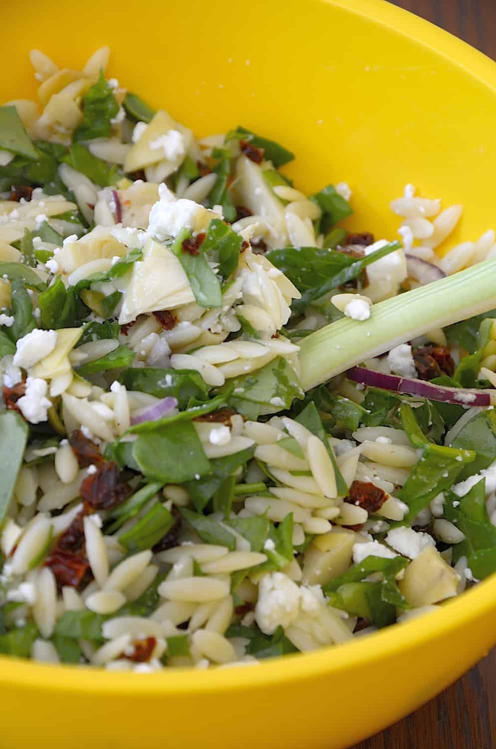 Artichoke Orzo Salad - The Wine Lover's Kitchen