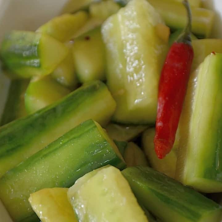 Spicy Cooked Cucumbers - The Wine Lover's Kitchen