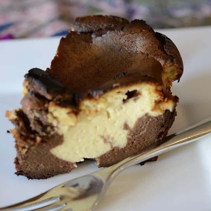 Chocolate Basque Cheesecake - The Wine Lover's Kitchen