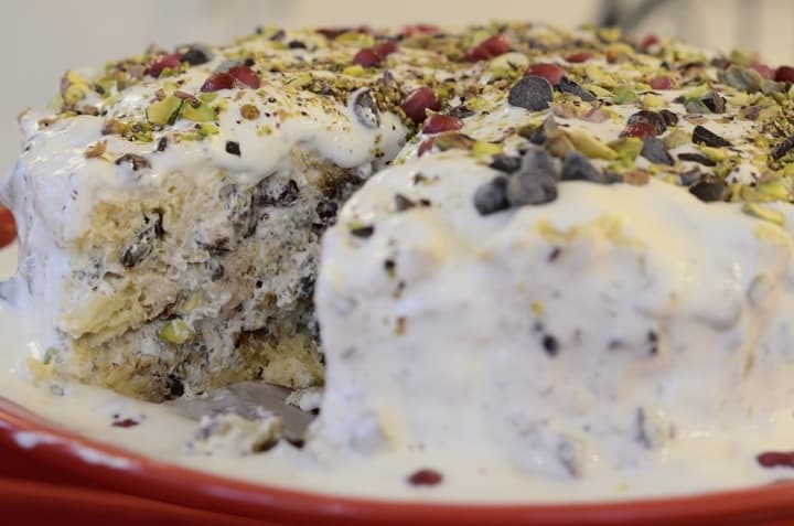 Italian Christmas Pudding Cake - No-Bake - The Wine Lover's Kitchen