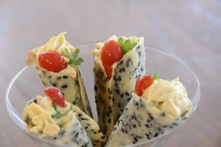 Shrimp Mousse Appetizer Cones - The Wine Lover's Kitchen