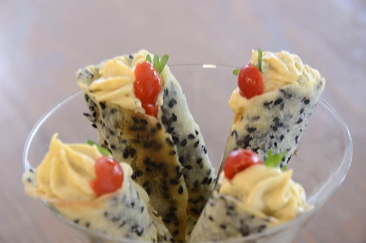 Shrimp Mousse Appetizer Cones - The Wine Lover's Kitchen